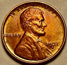 1931 S Lincoln Wheat Penny Coin Value Prices, Photos & Info