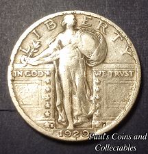 1929 S Standing Liberty Quarter Type 2 Coin Value Prices, Photos & Info