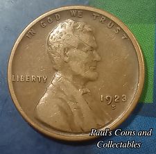 1923 S Lincoln Wheat Penny Coin Value Prices, Photos & Info