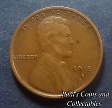 1915 S Lincoln Wheat Penny Coin Value Prices, Photos & Info
