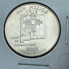 2008 D New Mexico State Quarter Coin Value Prices, Photos & Info