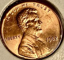 1982 Lincoln Memorial Penny Copper - Small Date Coin Value Prices ...