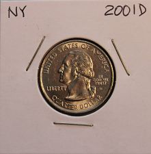 2001 D New York State Quarter Coin Value Prices, Photos & Info
