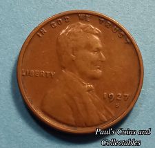 1927 S Lincoln Wheat Penny Coin Value Prices, Photos & Info