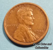 1920 S Lincoln Wheat Penny Coin Value Prices, Photos & Info