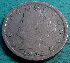 1905 Liberty Head "V" Nickel Coin Value Prices, Photos & Info