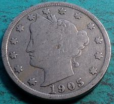 1905 Liberty Head "V" Nickel Coin Value Prices, Photos & Info