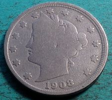 1908 Liberty Head "V" Nickel Coin Value Prices, Photos & Info