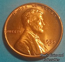 1955 D Lincoln Wheat Penny Coin Value Prices, Photos & Info