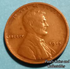 1915 Lincoln Wheat Penny Coin Value Prices, Photos & Info
