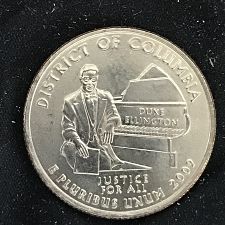2009 D District of Columbia State Quarter Coin Value Prices, Photos & Info