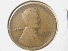 1915 D Lincoln Wheat Penny Coin Value Prices, Photos & Info
