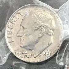 1969 Roosevelt Dime Coin Value Prices, Photos & Info