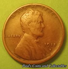 1915 S Lincoln Wheat Penny Coin Value Prices, Photos & Info