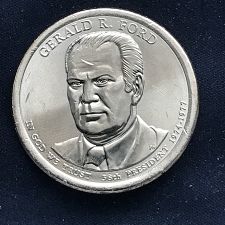 2016 D Presidential Dollar Gerald R. Ford Golden Dollar Coin Value ...
