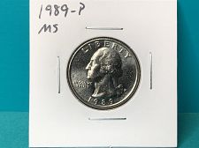 1989 P Washington Quarter Coin Value Prices, Photos & Info
