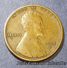 1915 S Lincoln Wheat Penny Coin Value Prices, Photos & Info