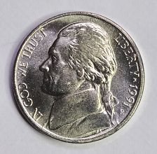 1991 P Jefferson Nickel Coin Value Prices, Photos & Info