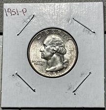 1951 Washington Silver Quarter Coin Value Prices, Photos & Info