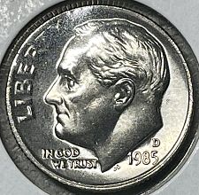 1985 D Roosevelt Dime Coin Value Prices, Photos & Info