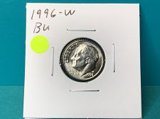 1996 W Roosevelt Dime West Point Mint Mark Coin Value Prices, Photos & Info