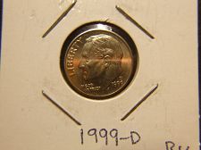 1999 D Roosevelt Dime Coin Value Prices, Photos & Info