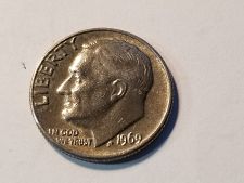1969 Roosevelt Dime Coin Value Prices, Photos & Info