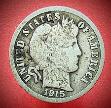 1915 Barber Dime Coin Value Prices, Photos & Info