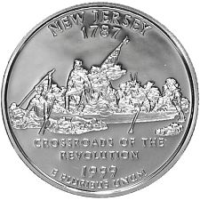 1999 S New Jersey State Quarter Silver Proof Coin Value Prices, Photos ...