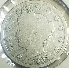 1907 Liberty Head "V" Nickel Coin Value Prices, Photos & Info