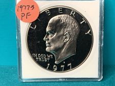 1977 S Eisenhower Dollar Clad Composition Resumed Coin Value Prices ...