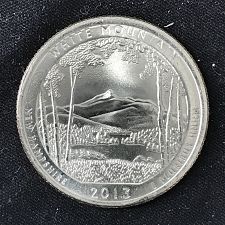 2013 P White Mountain Quarter Coin Value Prices, Photos & Info