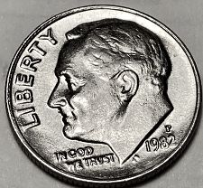 1982 P Roosevelt Dime Coin Value Prices, Photos & Info