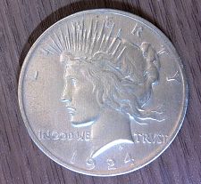 1924 Peace Silver Dollar Coin Value Prices, Photos & Info