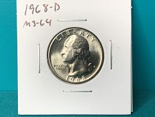 1968 D Washington Quarter Coin Value Prices, Photos & Info