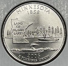 2005 D Minnesota State Quarter Coin Value Prices, Photos & Info