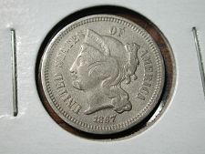 1867 Nickel Three Cent Coin Value Prices, Photos & Info