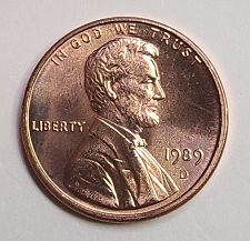 1989 D Lincoln Memorial Penny Coin Value Prices, Photos & Info