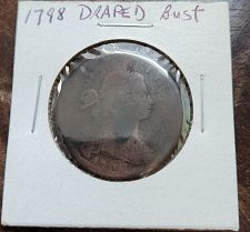 1798 Draped Bust Large Cent All Varieties Early Copper Penny Coin Value ...