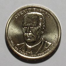 2016 D Presidential Dollar Gerald R. Ford Golden Dollar Coin Value ...
