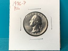 1986 P Washington Quarter Coin Value Prices, Photos & Info