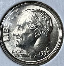 1993 P Roosevelt Dime Coin Value Prices, Photos & Info