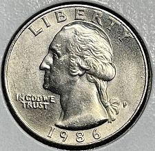 1986 P Washington Quarter Coin Value Prices, Photos & Info