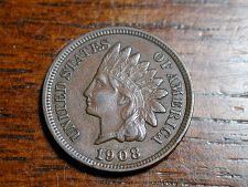 1908 Indian Head Penny Coin Value Prices, Photos & Info