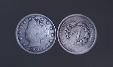 1905 Liberty Head "V" Nickel Coin Value Prices, Photos & Info