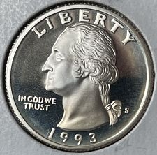 1993 S Washington Quarter Silver Proof Coin Value Prices, Photos & Info