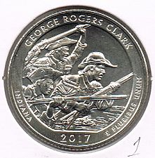 2017 P George Rogers Clark Quarter Coin Value Prices, Photos & Info