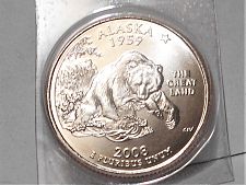 2008 D Alaska State Quarter Coin Value Prices, Photos & Info