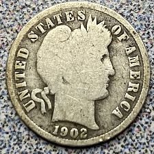 1902 Barber Dime Coin Value Prices, Photos & Info