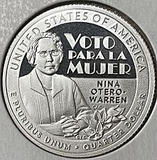 2022 S Nina Otero-Warren Quarter Silver Proof American Women Quarters ...
